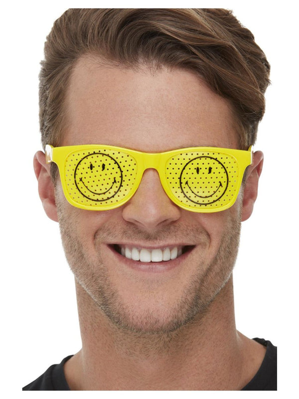 Smiley Rave Glasses | Smiffys - Fever Collection